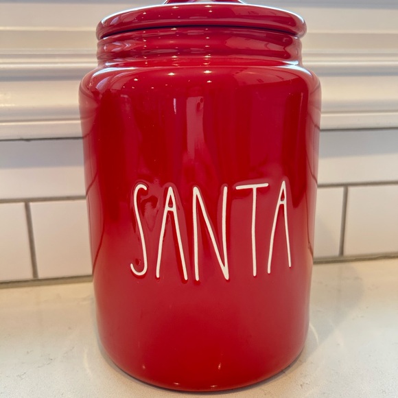 Holiday | Red Santa Rae Dunn Holiday Canister | Poshmark